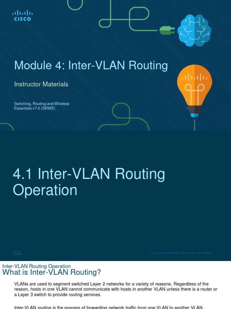 Lec5 Inter Vlan Routing Pdf Router Computing Network Switch