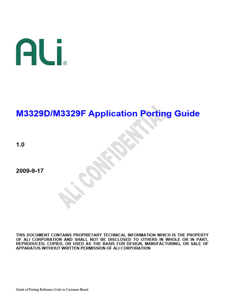 M3329D M3329F Application Porting Guide | PDF | Source Code | Plug In (Computing)
