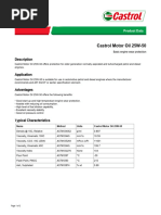 Castrol CRB Multi 15W-40 Oil Data Sheet | PDF | Motor Oil