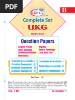 JR KG English Question Paper of Final Exam 2024-25 | PDF