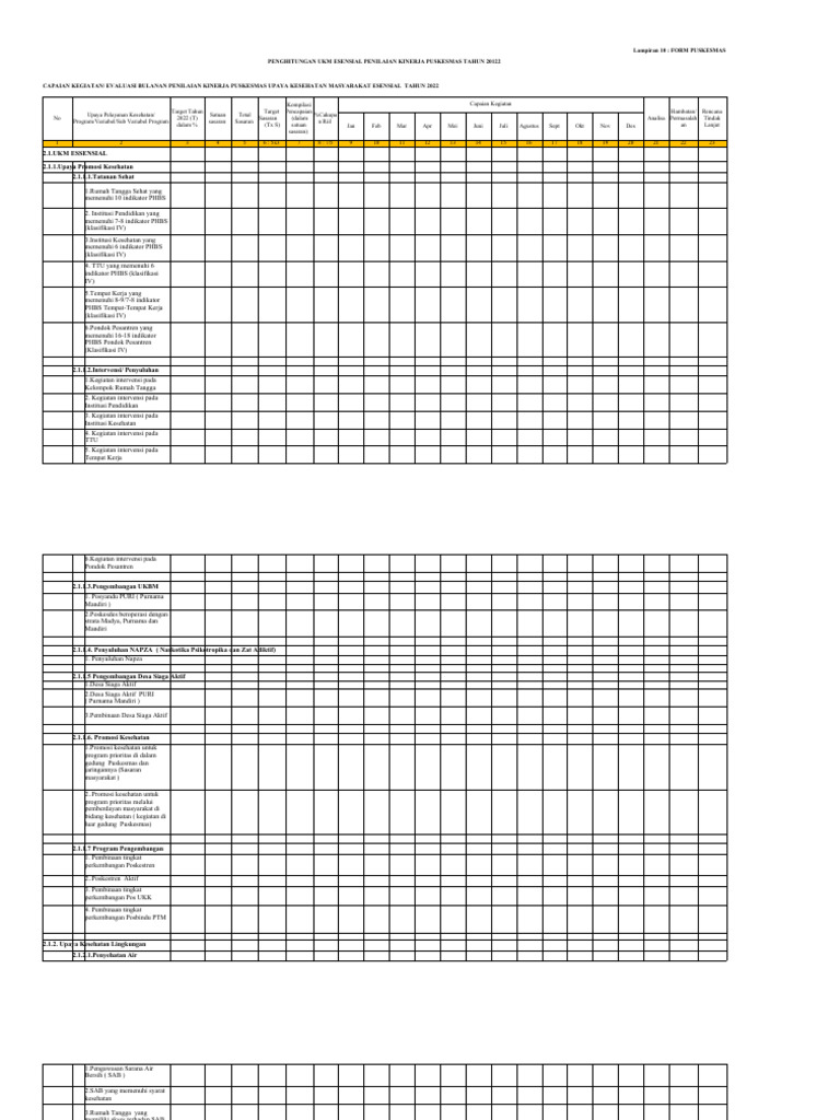 Contoh Format Instrumen-Pkp | PDF