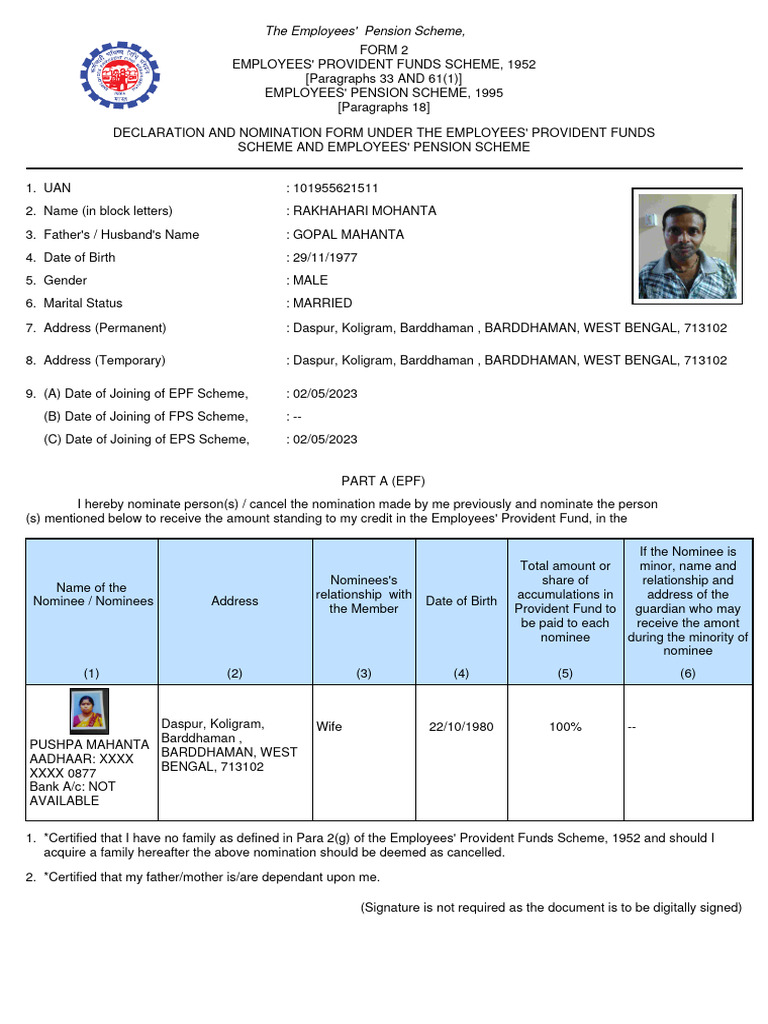 Epfo | Download Free PDF | Pension | Public Finance