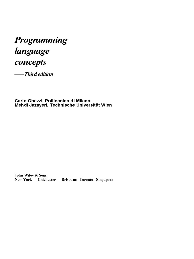 TU Wien-Programmiersprachen VL (Puntigam) - Ebook SS08 | PDF | Inheritance (Object Oriented ...