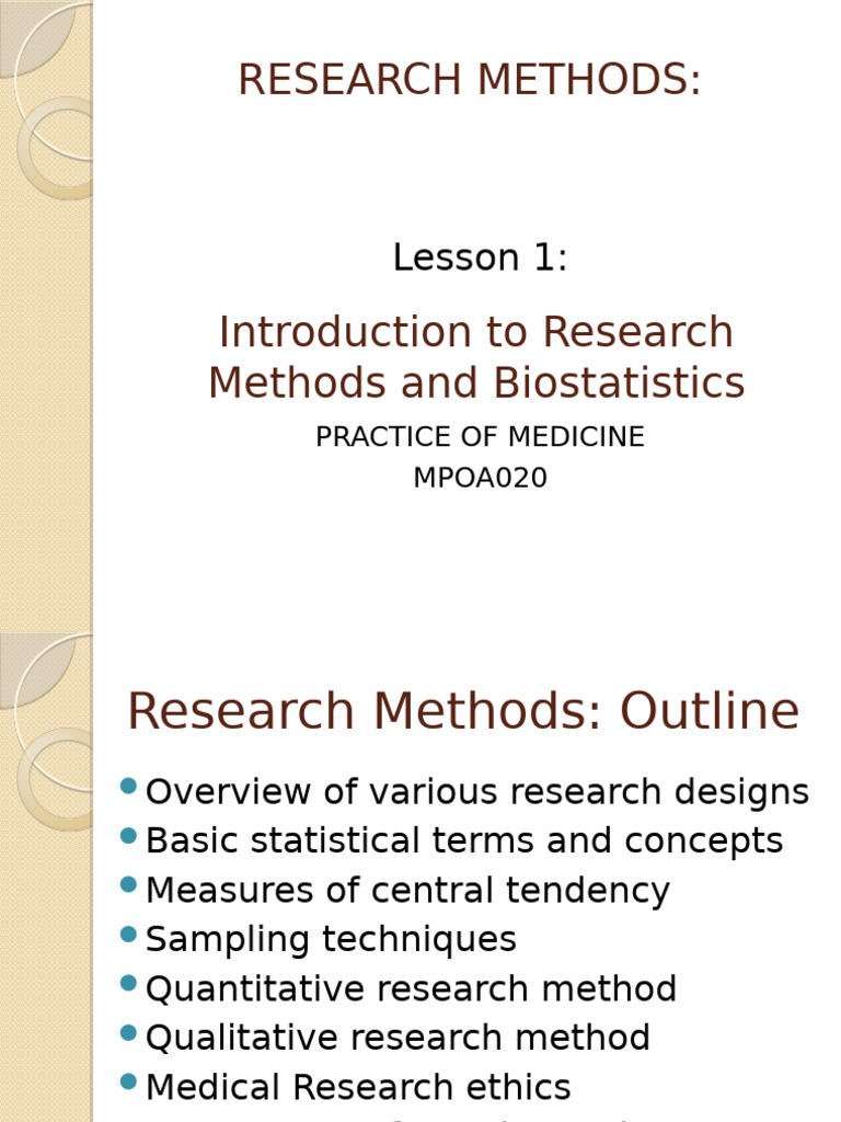 Intro and Biostatistics 2022 | PDF | Statistics | Standard Deviation