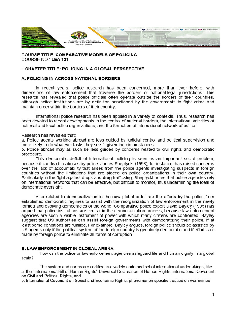 Comparative Models COMP. | PDF | Police | Royal Canadian Mounted Police