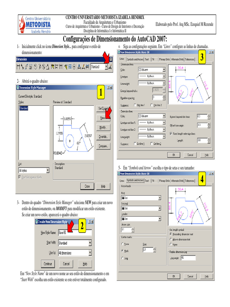 14 Configurações de Dimensionamento AutoCAD 2007 | PDF