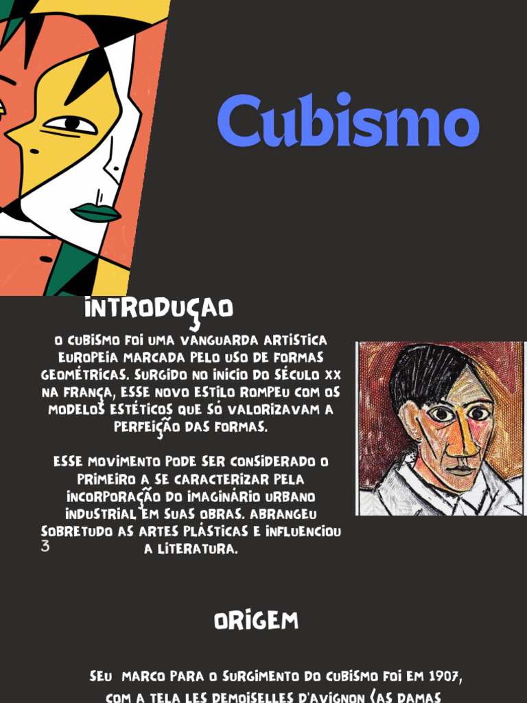Introduction To Cubism Education Presentation in Grey Orange Blue Hand Draw - 20240501 - 200118 ...
