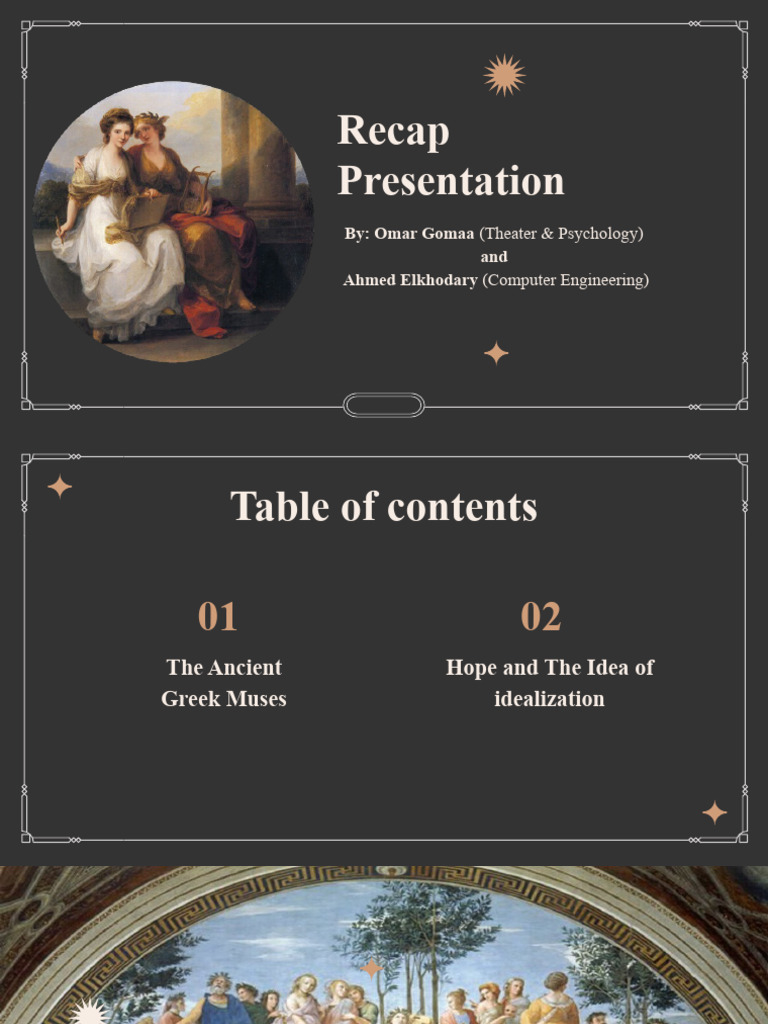 Recap Presentation (Art As Therapy by Ahmed Elkhodary and Omar Gomaa ... Recap Presentation (Art As Therapy by Ahmed Elkhodary and Omar Gomaa ...