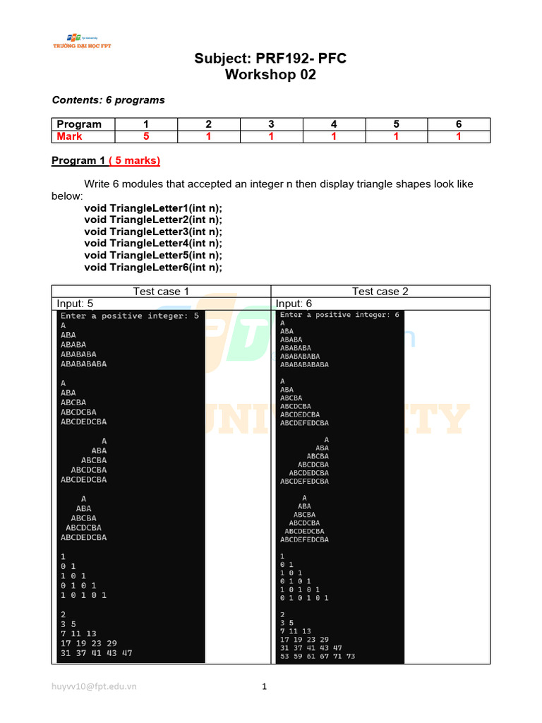 Workshop 02 | PDF | Computer Programming | Software Engineering