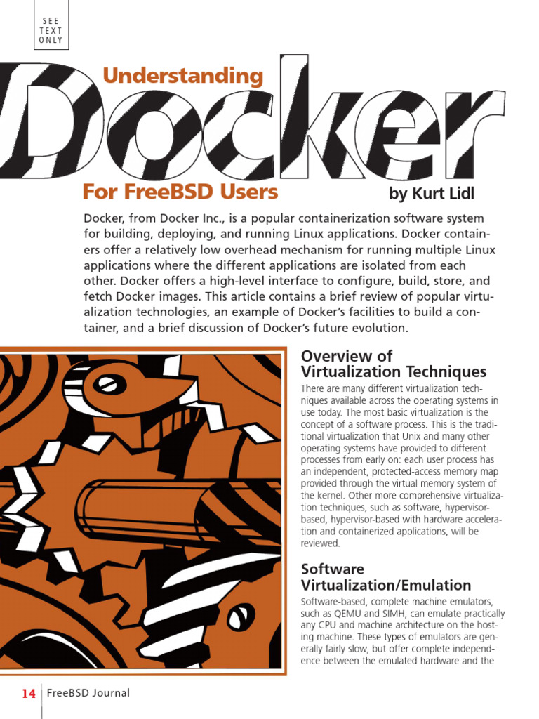 Understanding Docker For FreeBSD Users | PDF | Virtualization | Operating System