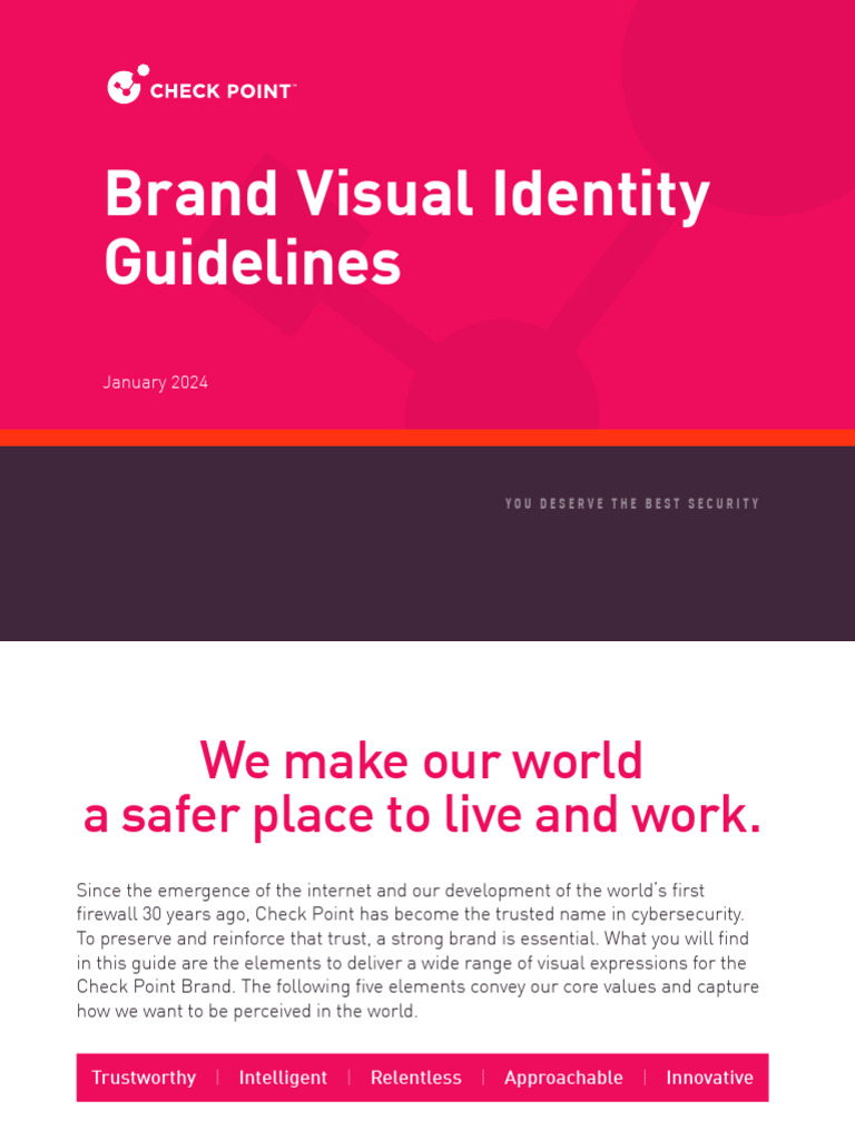 Check Point Brand Guidelines 2024 | PDF | Brand | Logos