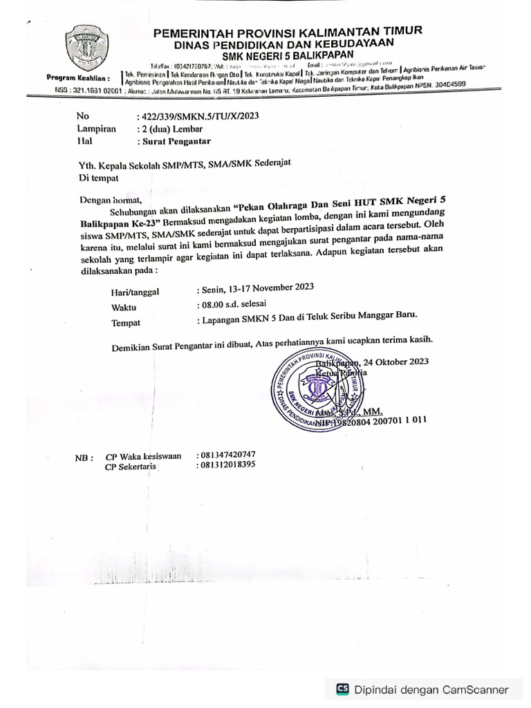 Contoh Undangan | PDF