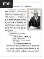 Strain Theory (Merton) | PDF | Deviance (Sociology) | Criminology