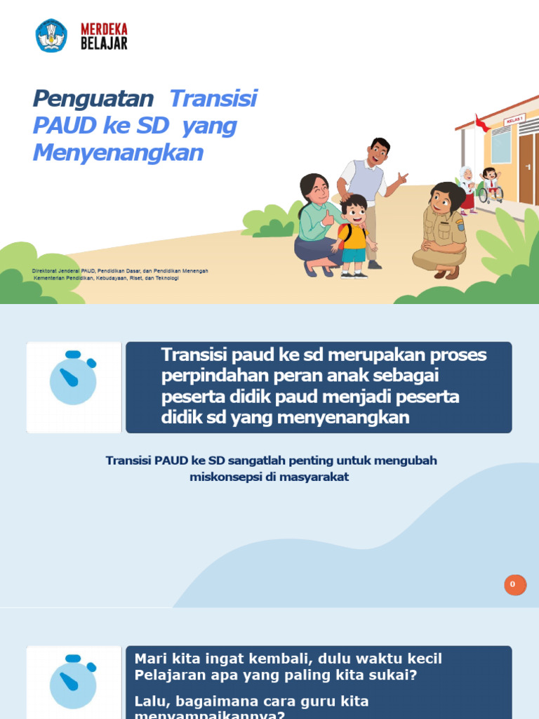 Parenting Transisi PAUD Ke SD | PDF