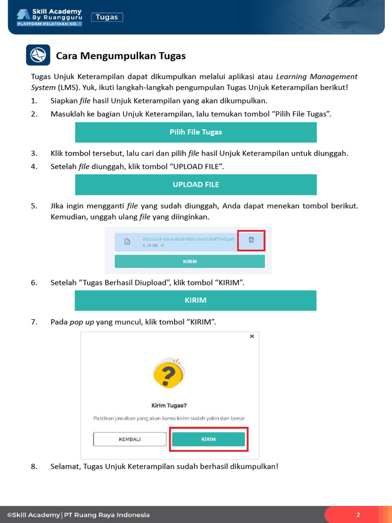 Cara Mengumpulkan Tugas: System (LMS) - Yuk, Ikuti Langkah-Langkah Pengumpulan Tugas Unjuk ...