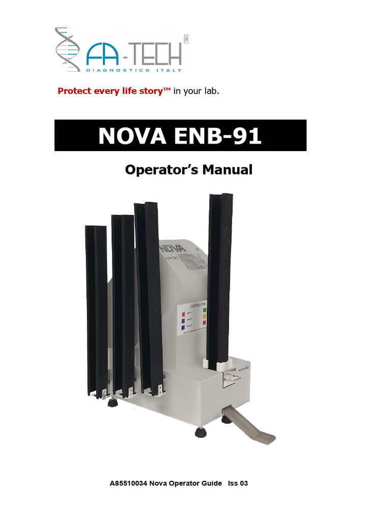 Operator Guide - FATech Nova - English | PDF | Ultraviolet | Laser