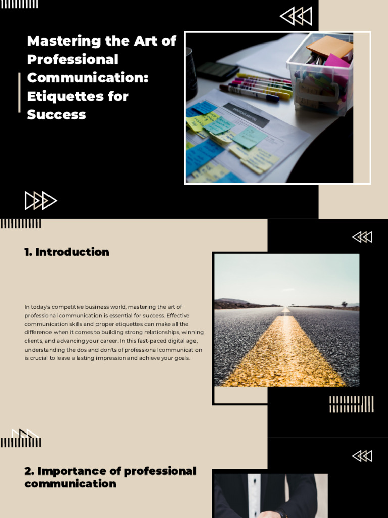 Mastering The Art Of Professional Communication Etiquettes For Success