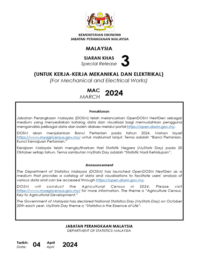 Siaran Khas 3 (M'sia) Mac 2024 | PDF | Power Engineering | Electrical Wiring