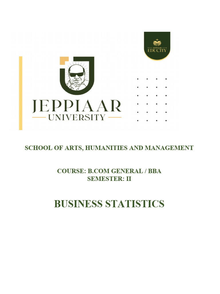 Business Statistics | Download Free PDF | Cost Of Living | Statistics