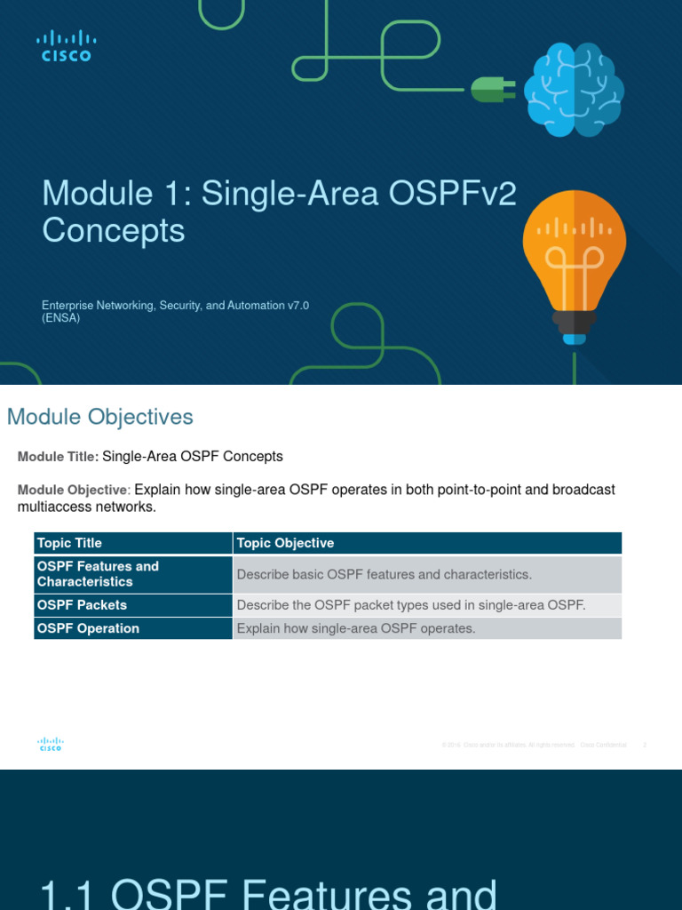 Single-Area OSPFv2 Concepts | PDF | Routing | Networking Standards
