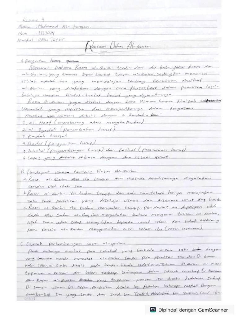 Resume 4 Tafsir M Al Furqan | PDF