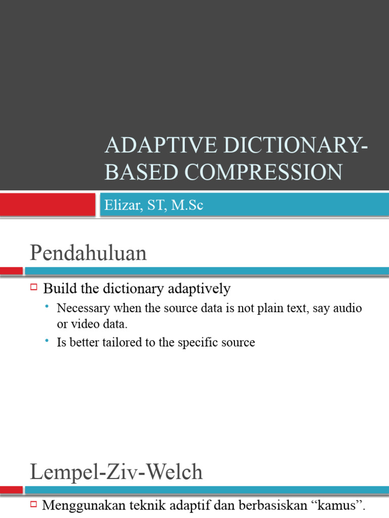 Lempel Ziv Welch | PDF | Data Compression | Encodings