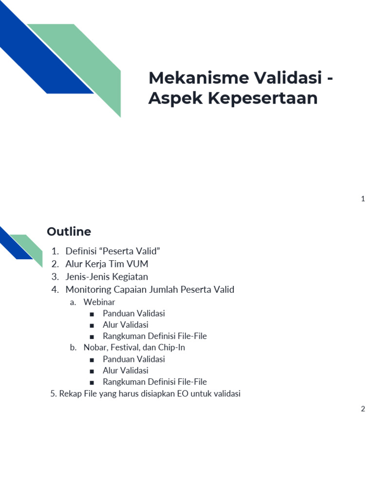 Paparan 2 Panduan Monitoring Dan Validasi LIitdig 2024 | PDF | Komputer
