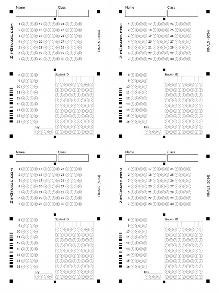 Finals Answer Sheet | PDF