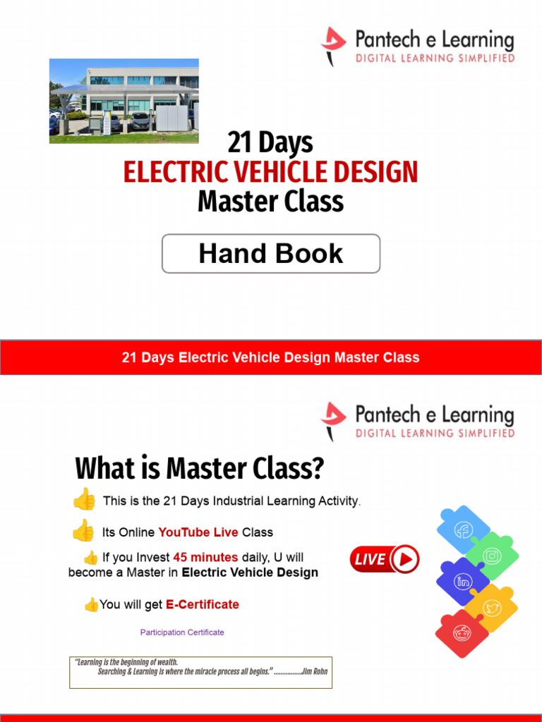 21-Day Electric Vehicle Design Course | PDF | Electric Vehicle | Power ...