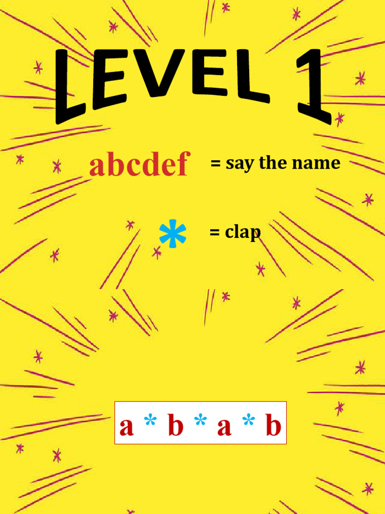 G3L1-WarmUp ABC Stomp | PDF | Teaching Methods & Materials