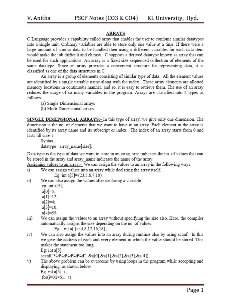 Pscp Notes Co3andco4 Download Free Pdf Parameter Computer Programming String Computer