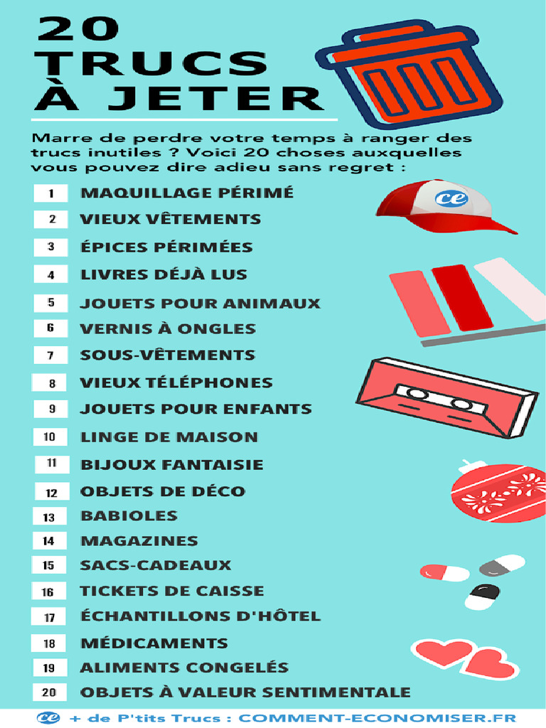 20 Objets Inutiles A Jeter Pour Faire Le Tri Guide | PDF