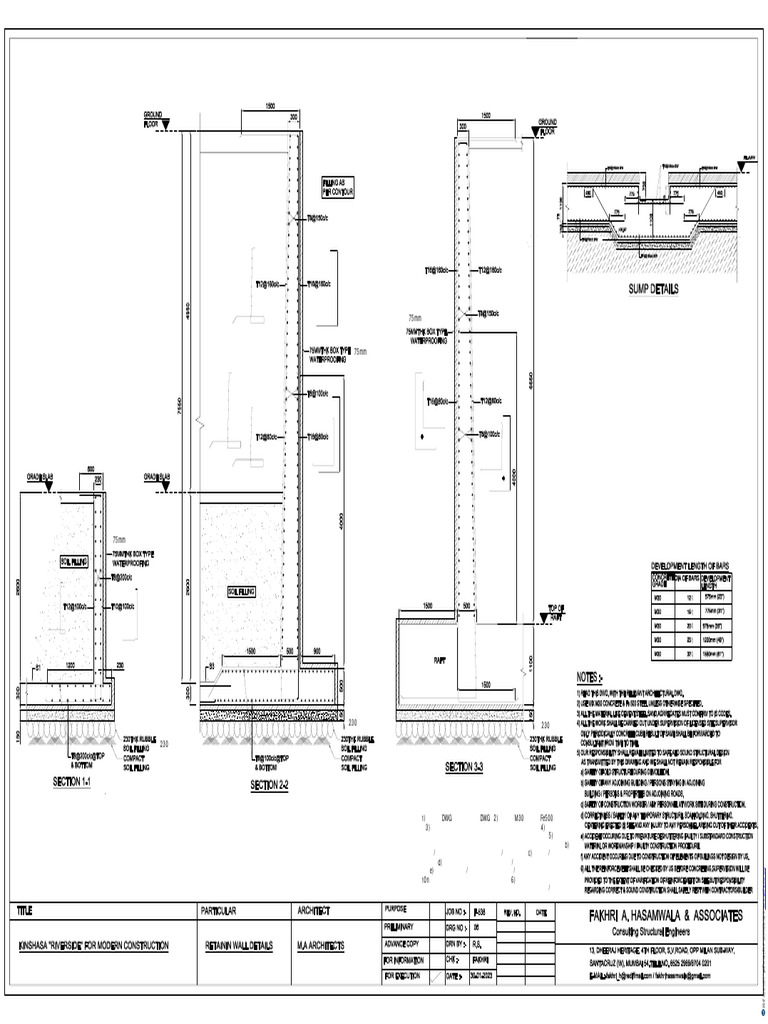 （备份）3,4,5,6,7,8,9,10 PILE CAP, RAFT, RETAINING WALL | PDF