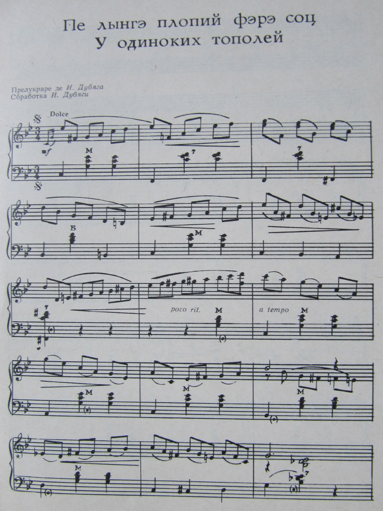 Pe Langa Plopii Fara Sot | PDF