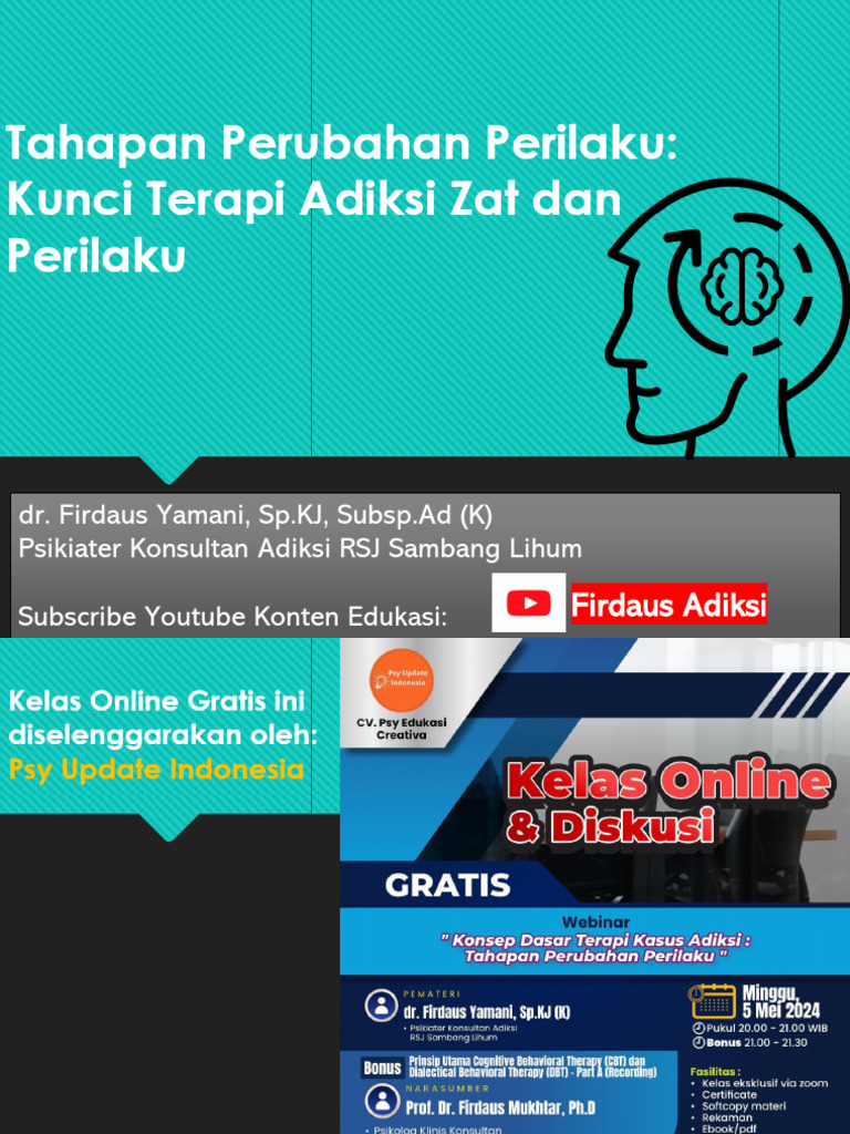 Materi-Webinar Konsep Dasar Terapi Adiksi | PDF