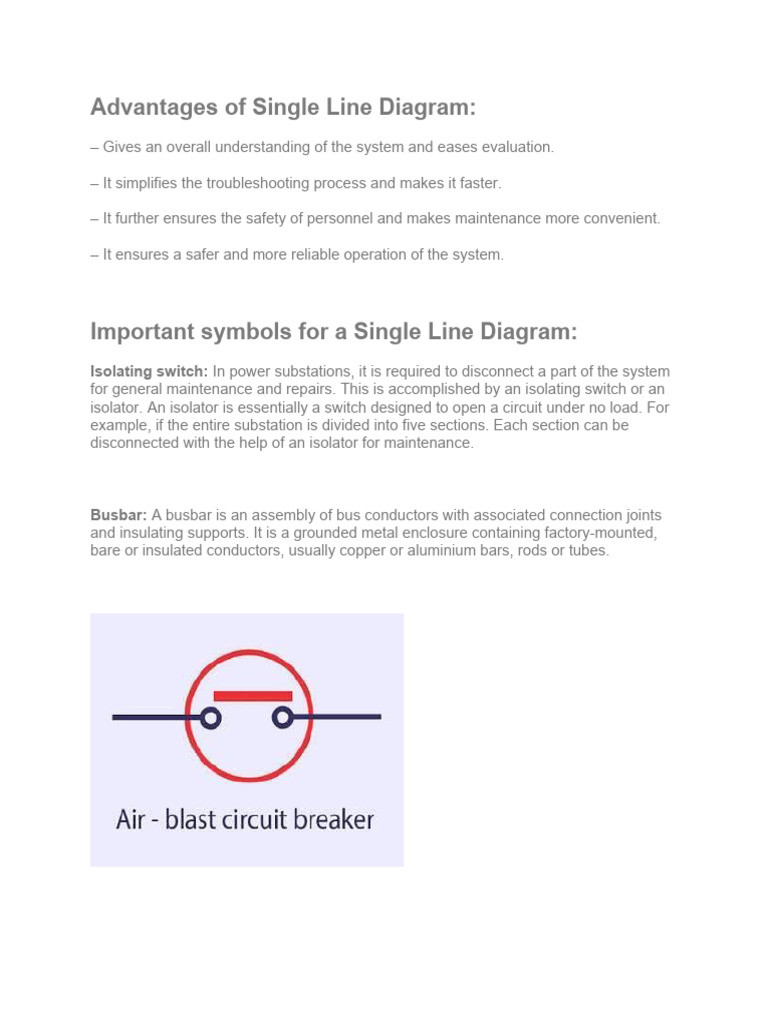 Advantages of Single Line Diagram | PDF | Transformer | Electrical ...