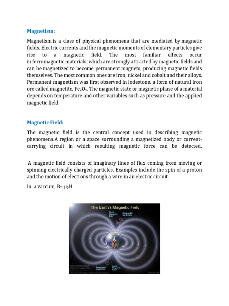 Magnetism | PDF | Magnetism | Magnetic Field