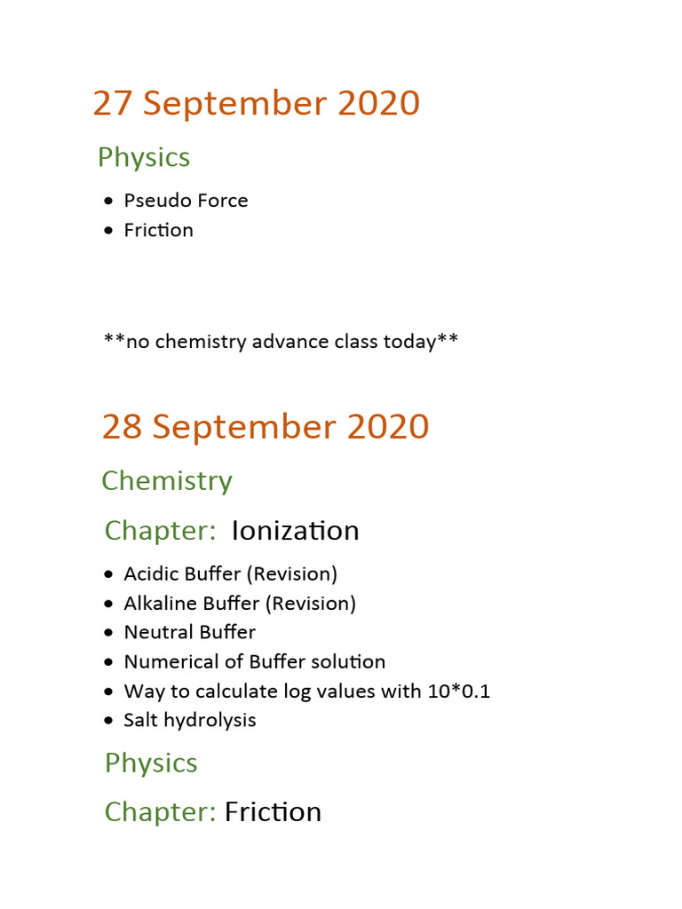 Student Study Schedule | PDF