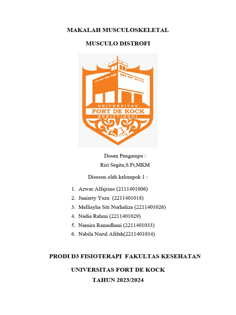 Memahami Musculo Distrofi dan Terapi | PDF | Sains & Matematika