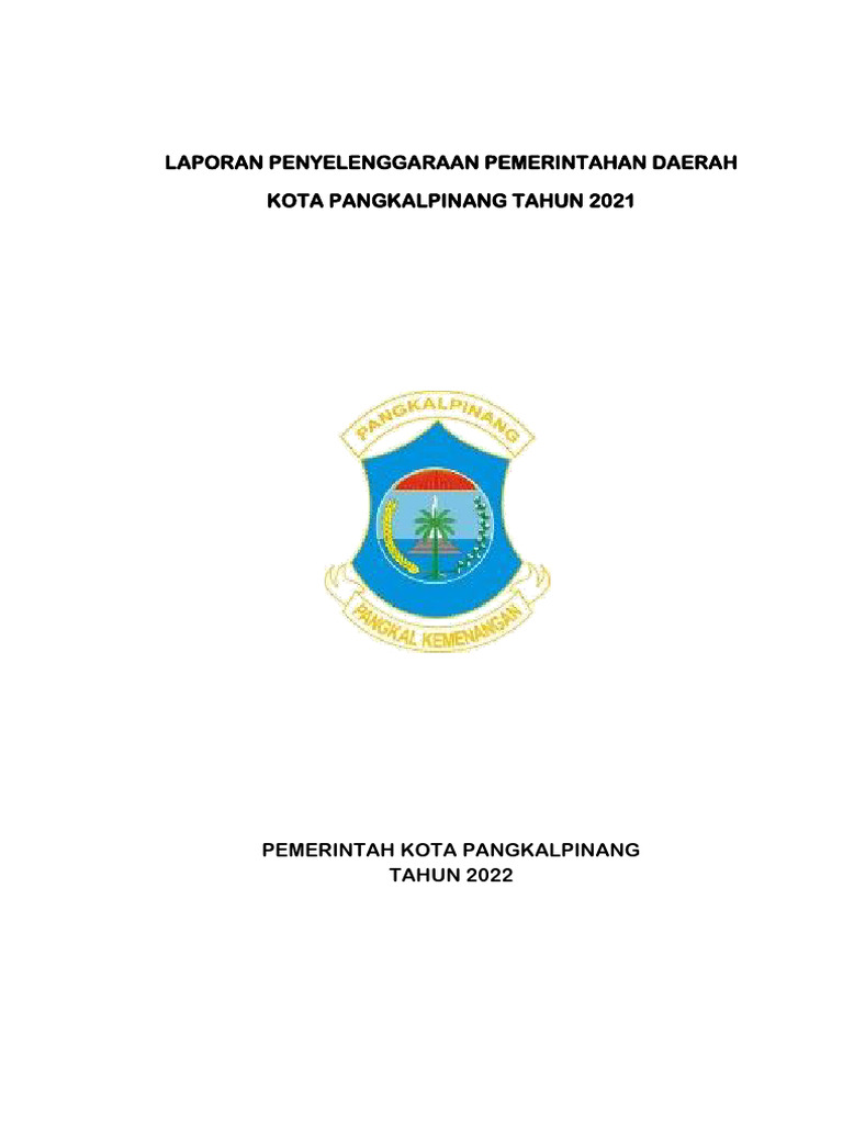 LPPD Kota Pangkalpinang Tahun 2021fix | PDF | Bisnis | Komputer