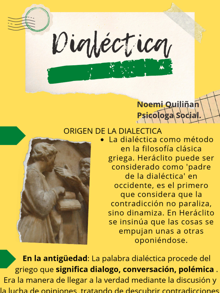 Dialéctica: Método y Principios Fundamentales | PDF | Dialéctico ...