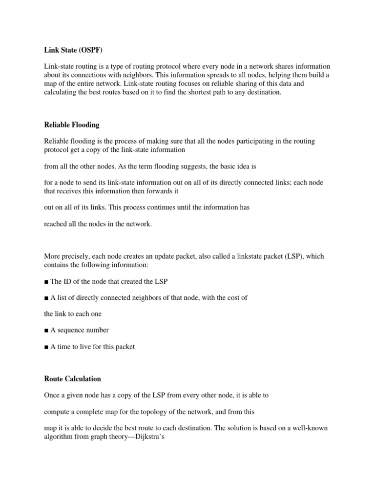 OSPF | PDF | Routing | Computer Networking