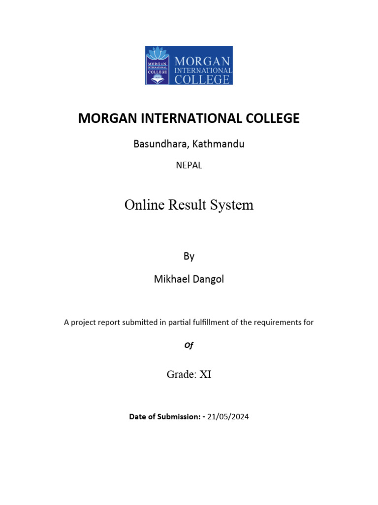 MORGAN INTERNATIONAL COLLEGE Computering | PDF | Computer Architecture ...
