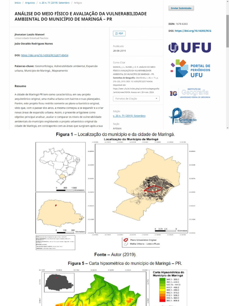 mapas Maringá | PDF
