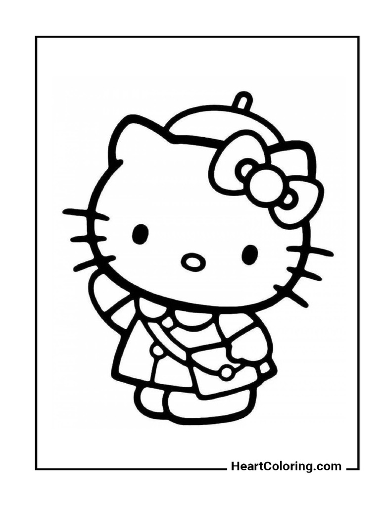 4973 Hello Kitty Coloring Pages | PDF