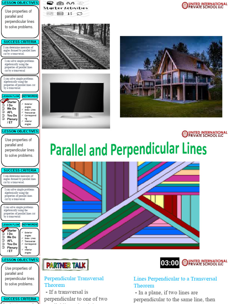 36.3 Parallel and Perpendicular Lines | Download Free PDF ...