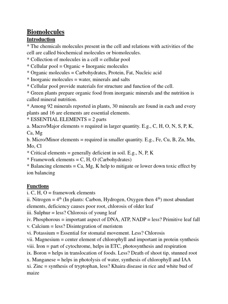 Biomolecules 3 | PDF | Carbohydrates | Glucose