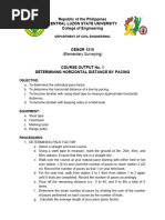 Determining Pace Factor in Surveying | PDF | Surveying | Distance