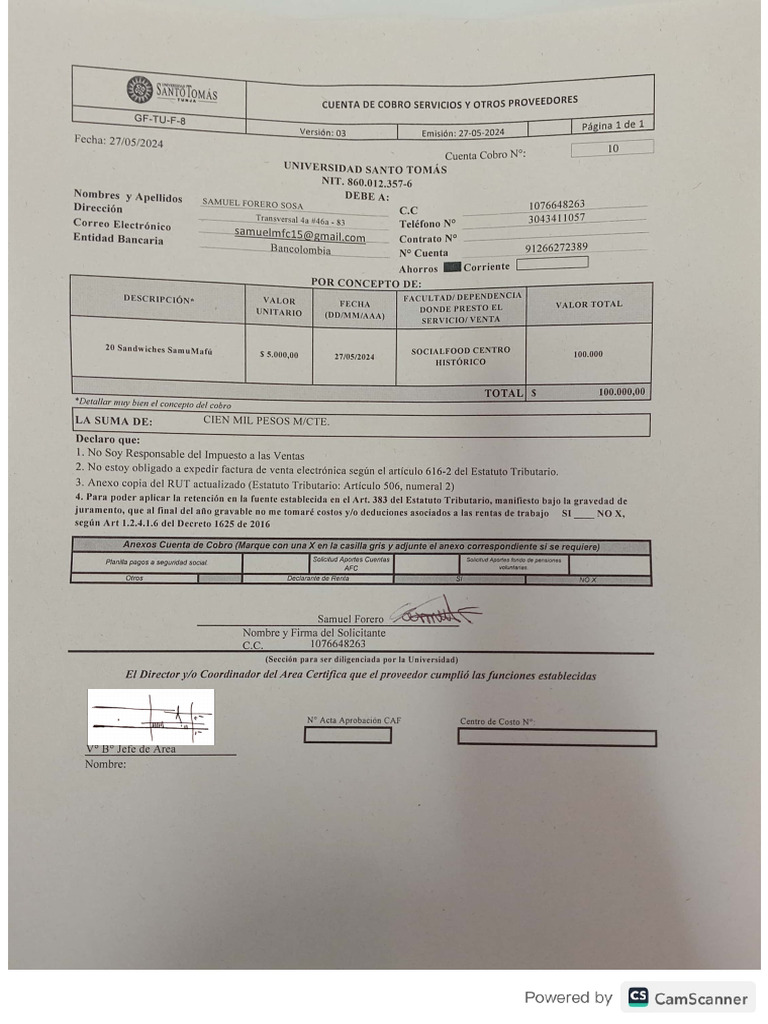 Samuel Forero CH Oc 63105 | PDF