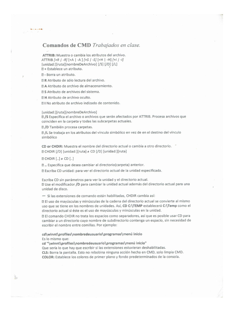 Comandos Cmd Pdf